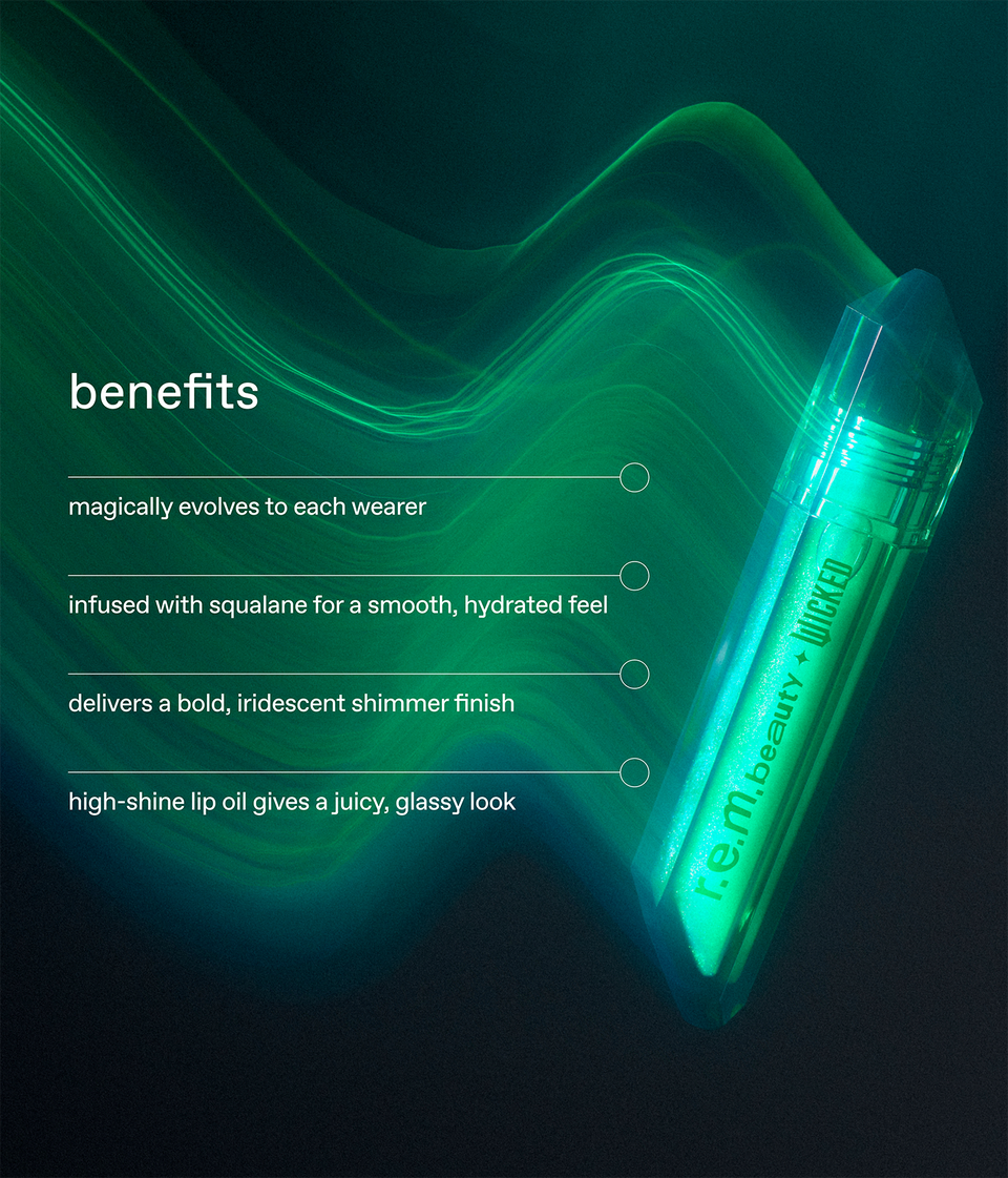 r.e.m. beauty x Wicked: For Good So Popular pH Adaptive Lip Oil – rem ...
