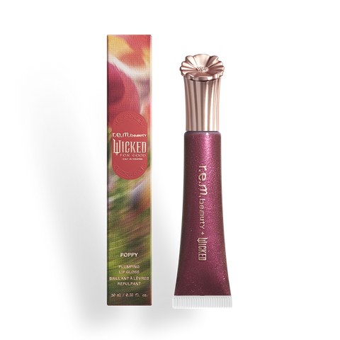 r.e.m. beauty x Wicked: For Good Poppy Plumping Lip Gloss – rem beauty
