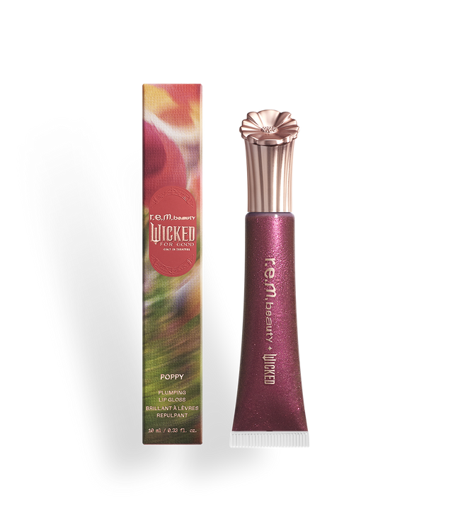 r.e.m. beauty x Wicked: For Good Poppy Plumping Lip Gloss – rem beauty