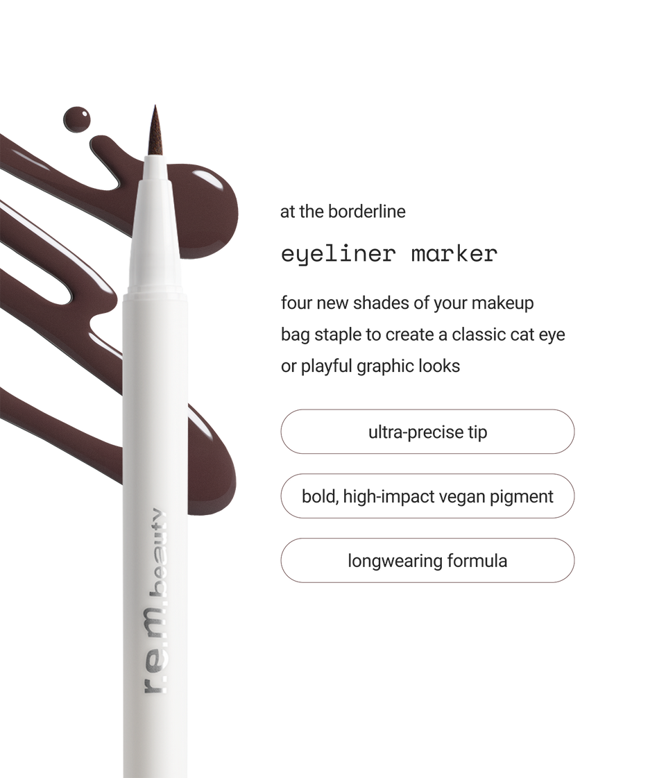 eyeliner marker - waterproof liquid eyeliner | r.e.m. beauty – rem beauty
